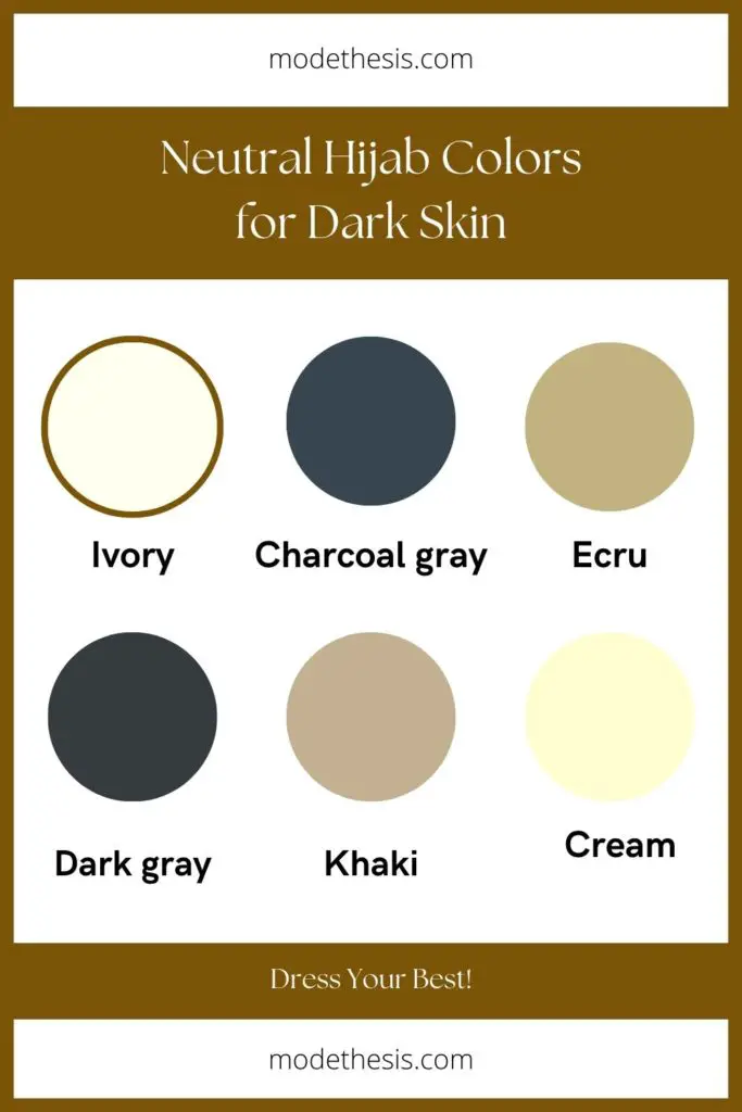 Must-have Hijab Colors for Dark Skin - Mode Thesis
