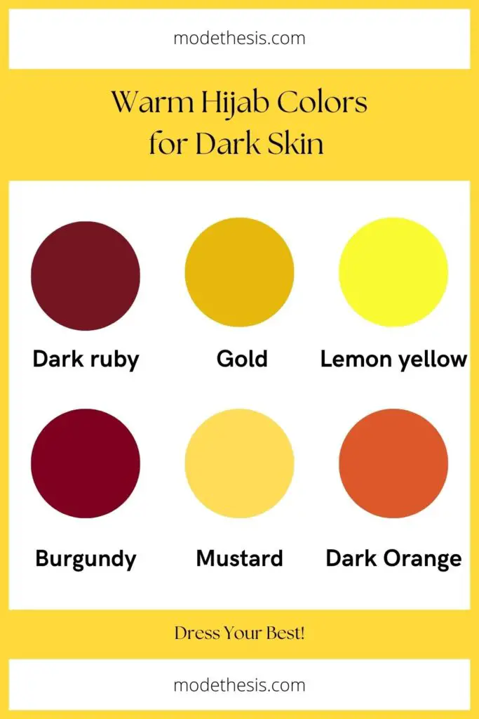 Must-have Hijab Colors for Dark Skin - Mode Thesis