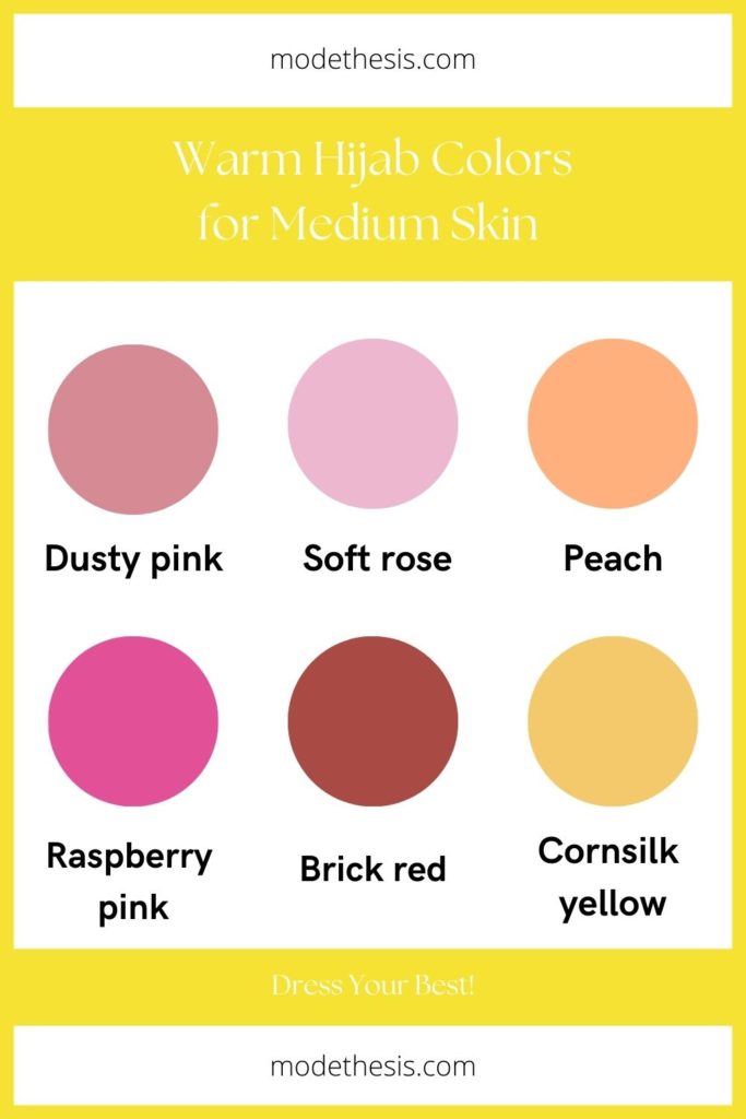 The Best Hijab Colors for Medium Skin - Mode Thesis